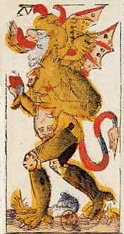 La carte du tarot "Le Diable"