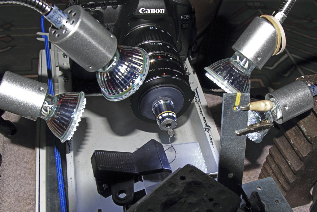 Focus staking avec un objectif de microscope X10