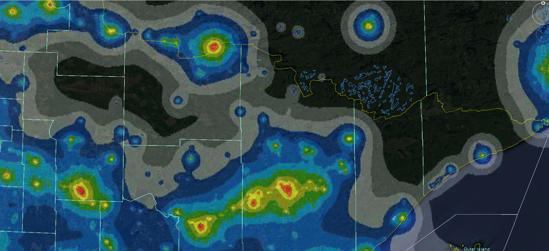 Photo North Minnesota Dark Skies de l'album USA