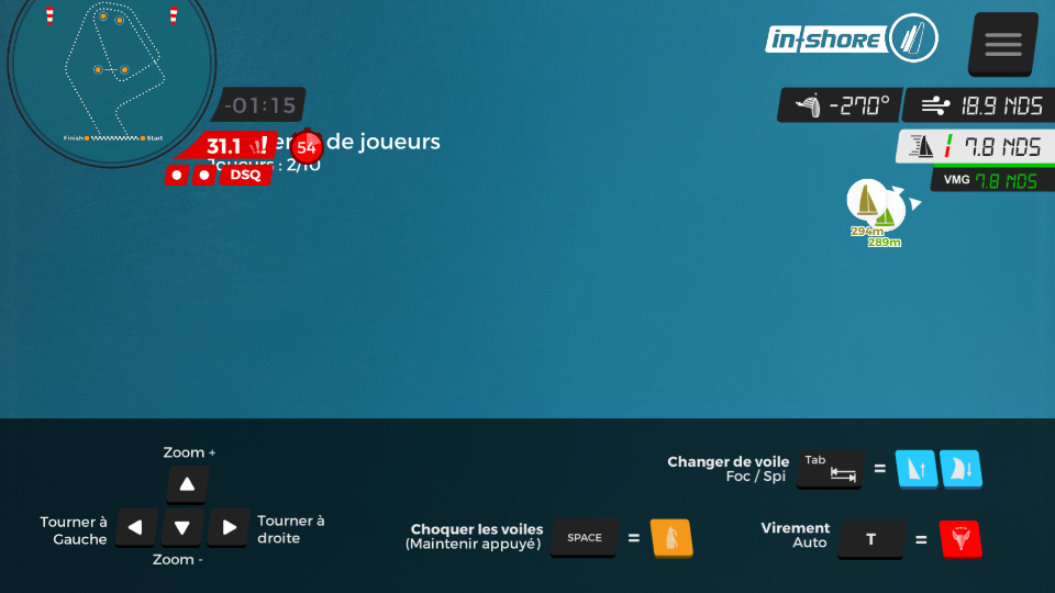 Jumbled Screen - Android - Virtual Regatta Club House