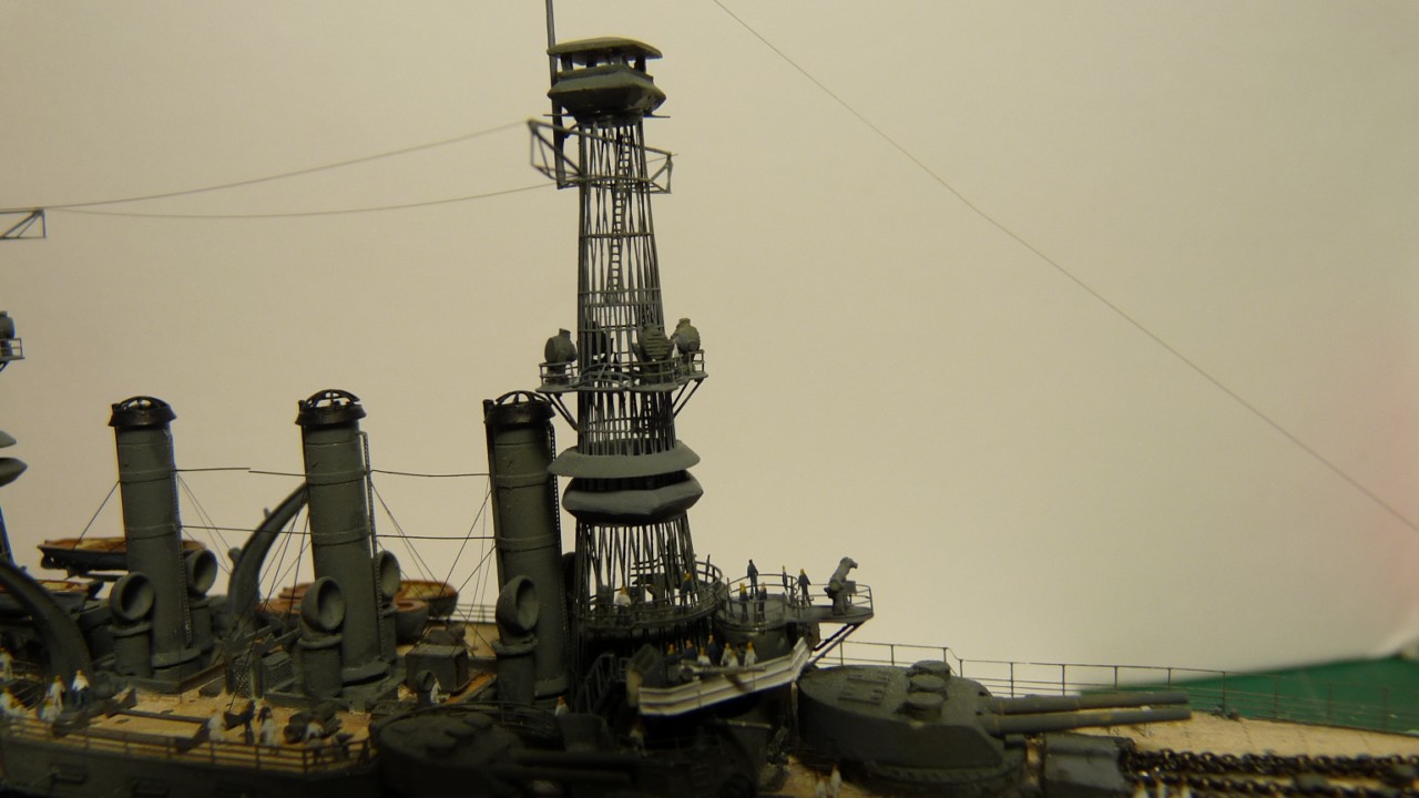 Cuirassé américain USS Vermont au 700e (Niko Models + Scratch)