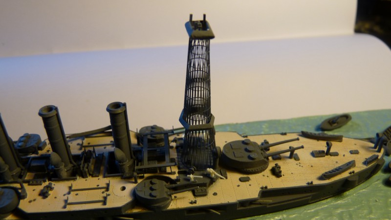 Cuirassé américain USS Vermont au 700e (Niko Models + Scratch)