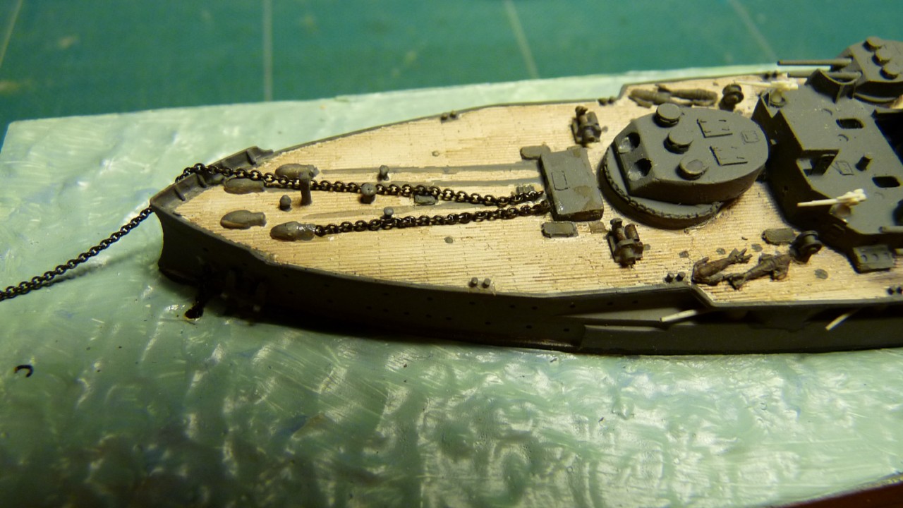 Cuirassé américain USS Vermont au 700e (Niko Models + Scratch)