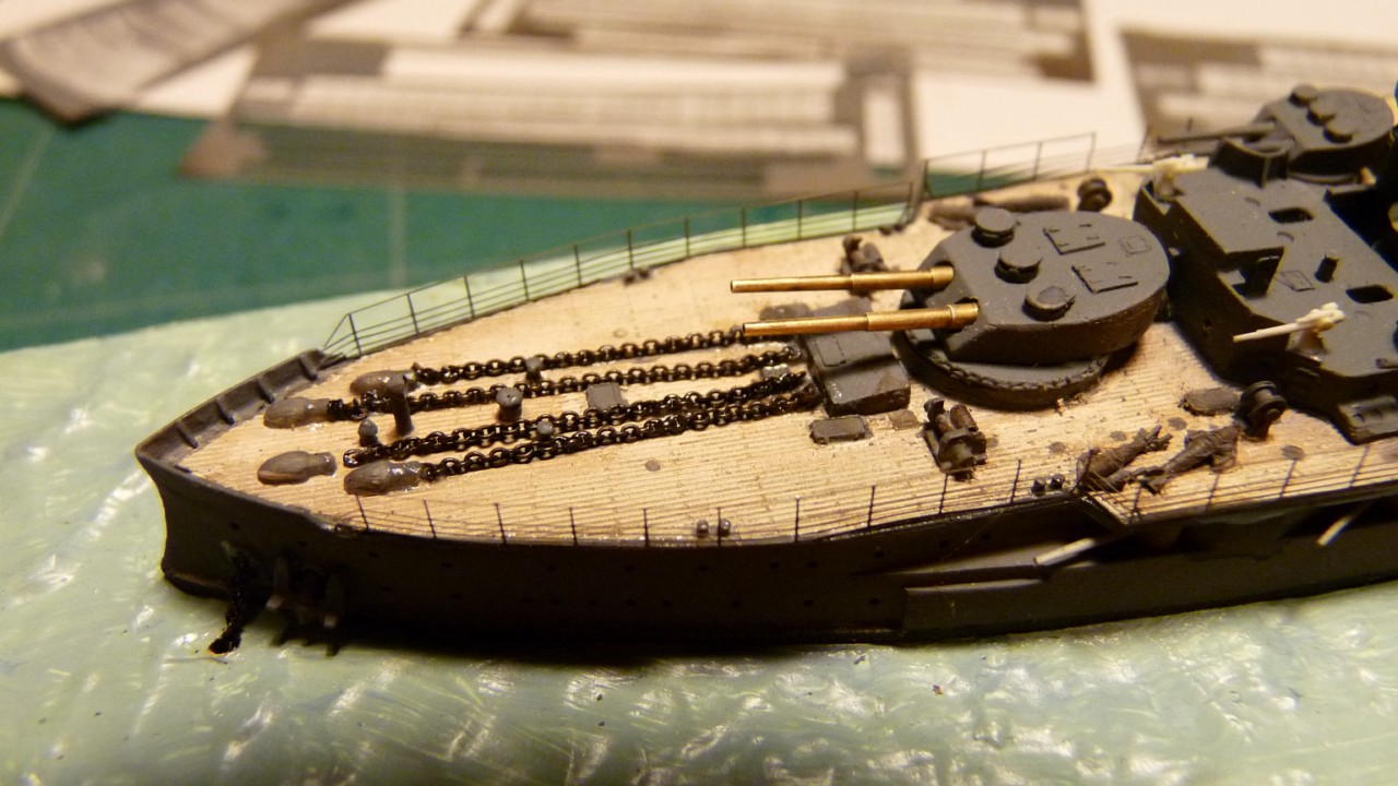 Cuirassé américain USS Vermont au 700e (Niko Models + Scratch)