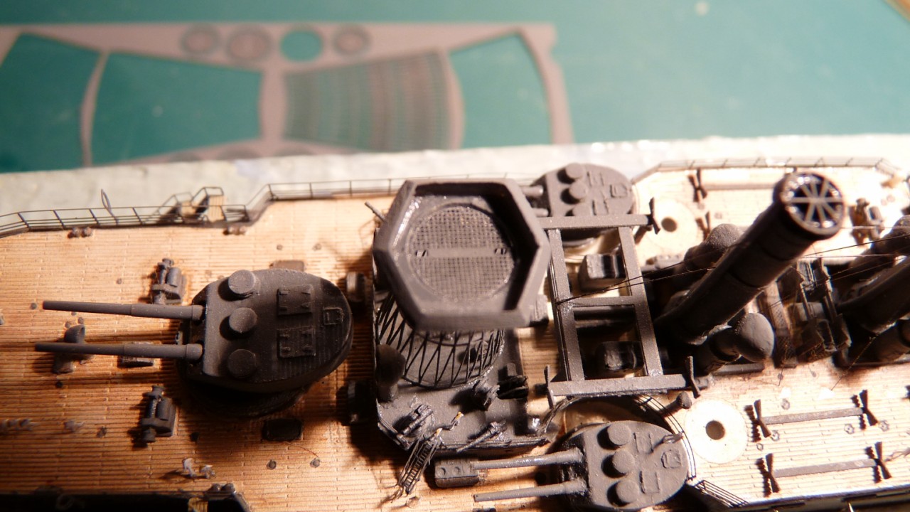 Cuirassé américain USS Vermont au 700e (Niko Models + Scratch)