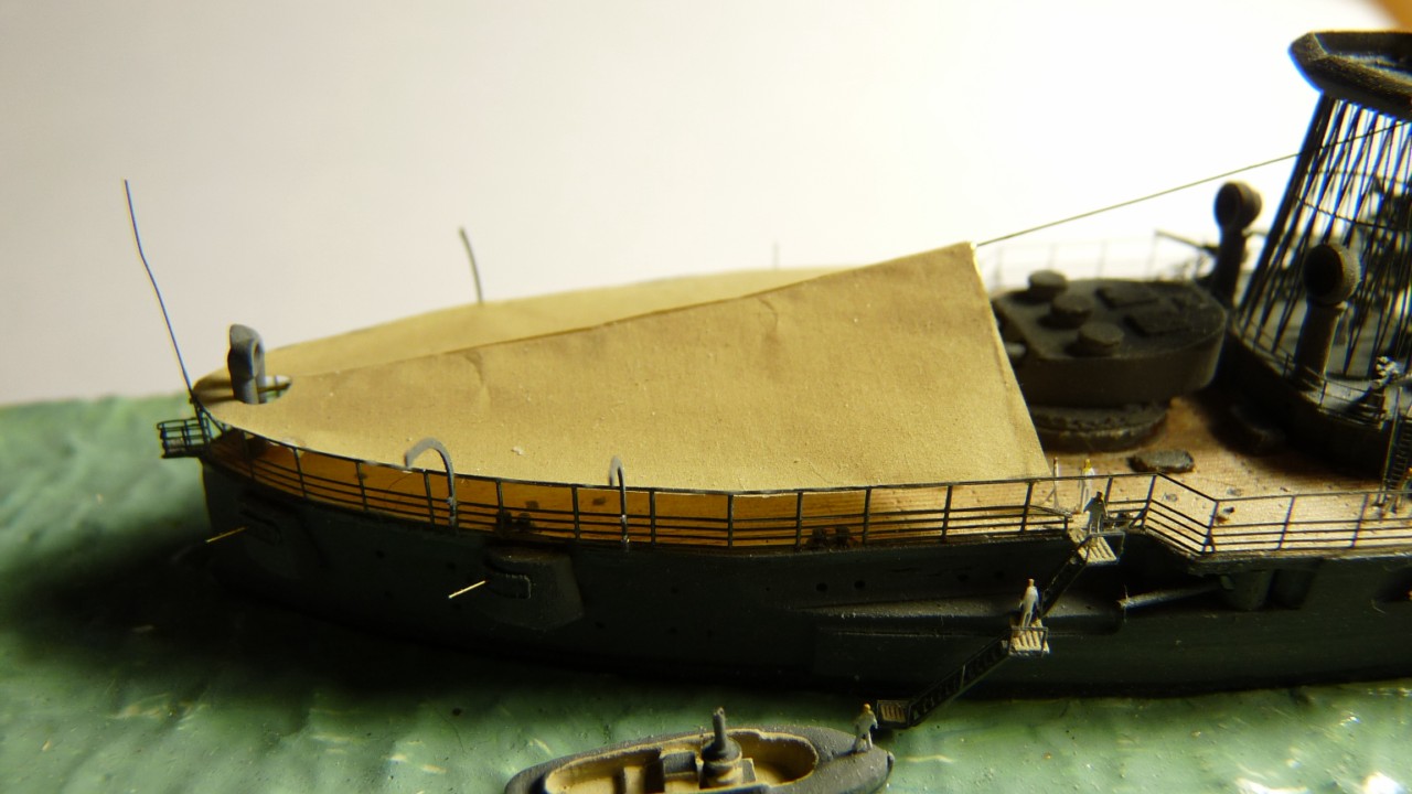 Cuirassé américain USS Vermont au 700e (Niko Models + Scratch)