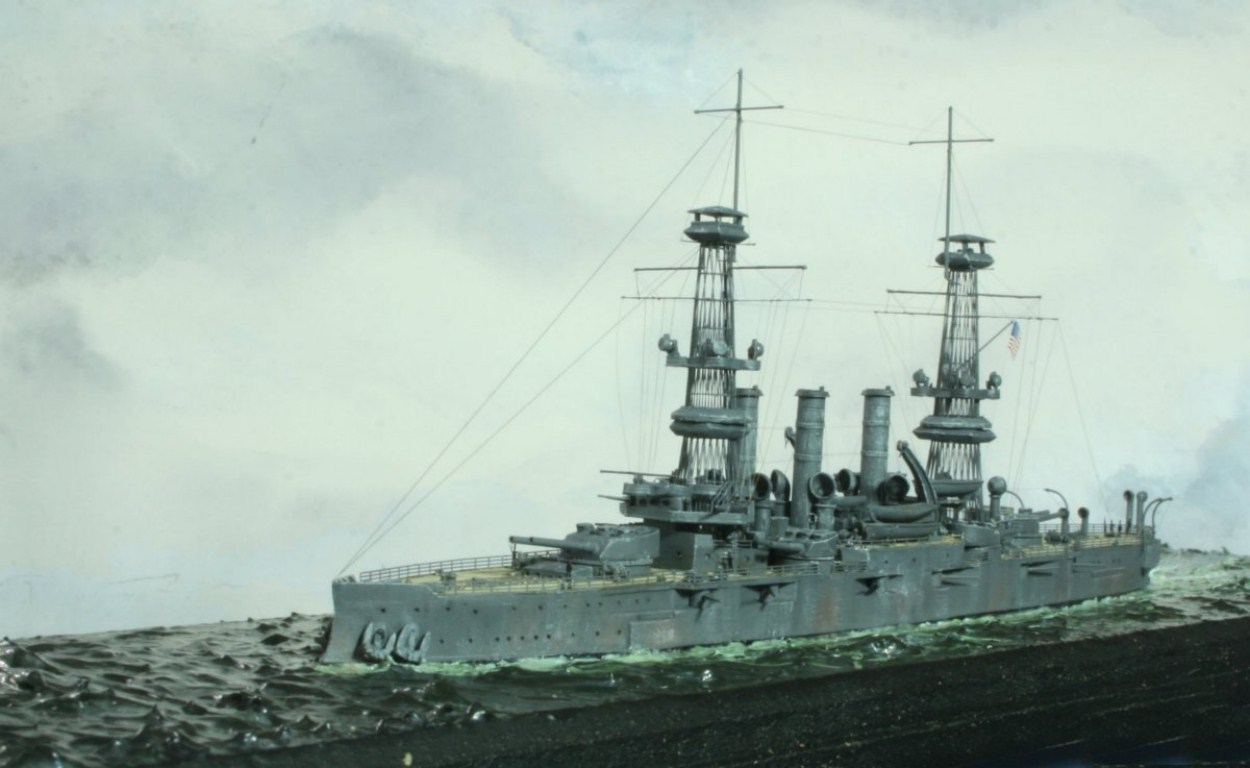 USS Vermont BB-20 (état de 1909) au 1/700e de Niko Models - Page 2