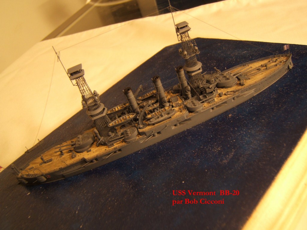 USS Vermont BB-20 (état de 1909) au 1/700e de Niko Models - Page 2