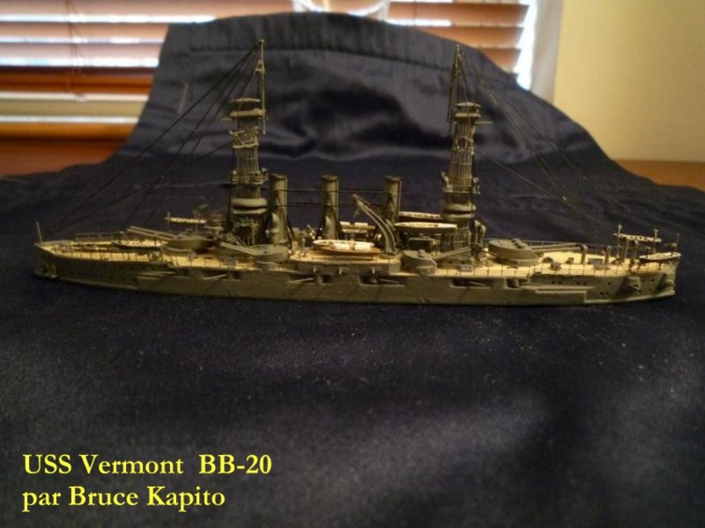 USS Vermont BB-20 (état de 1909) au 1/700e de Niko Models - Page 2