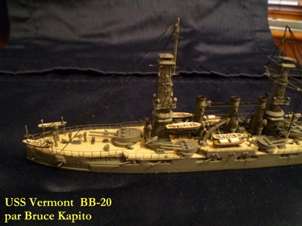 USS Vermont BB-20 (état de 1909) au 1/700e de Niko Models - Page 2