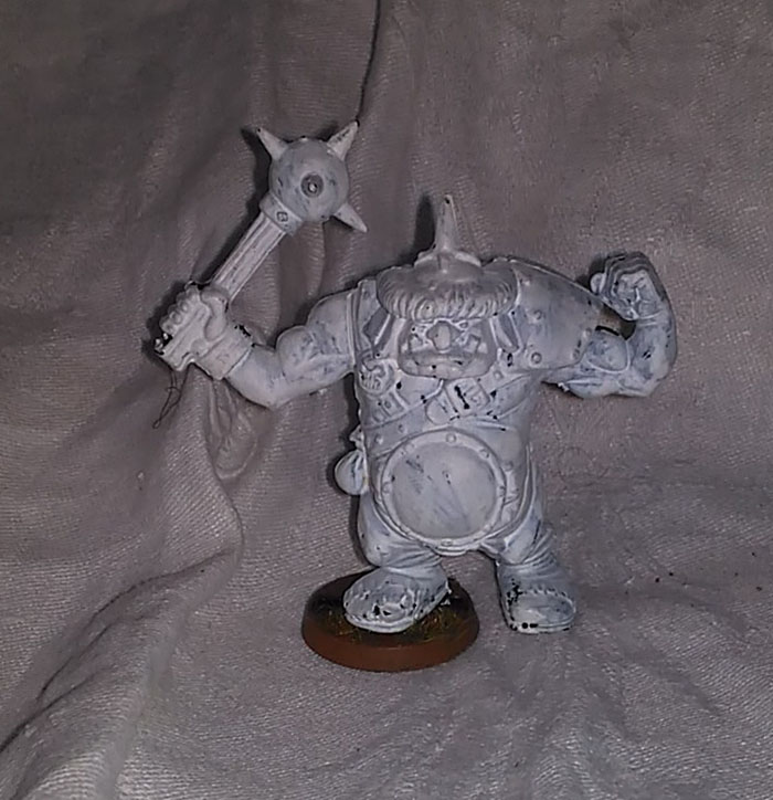 Photo ogre seigneur de guerre de l'album ventes warhammer 40K et battle