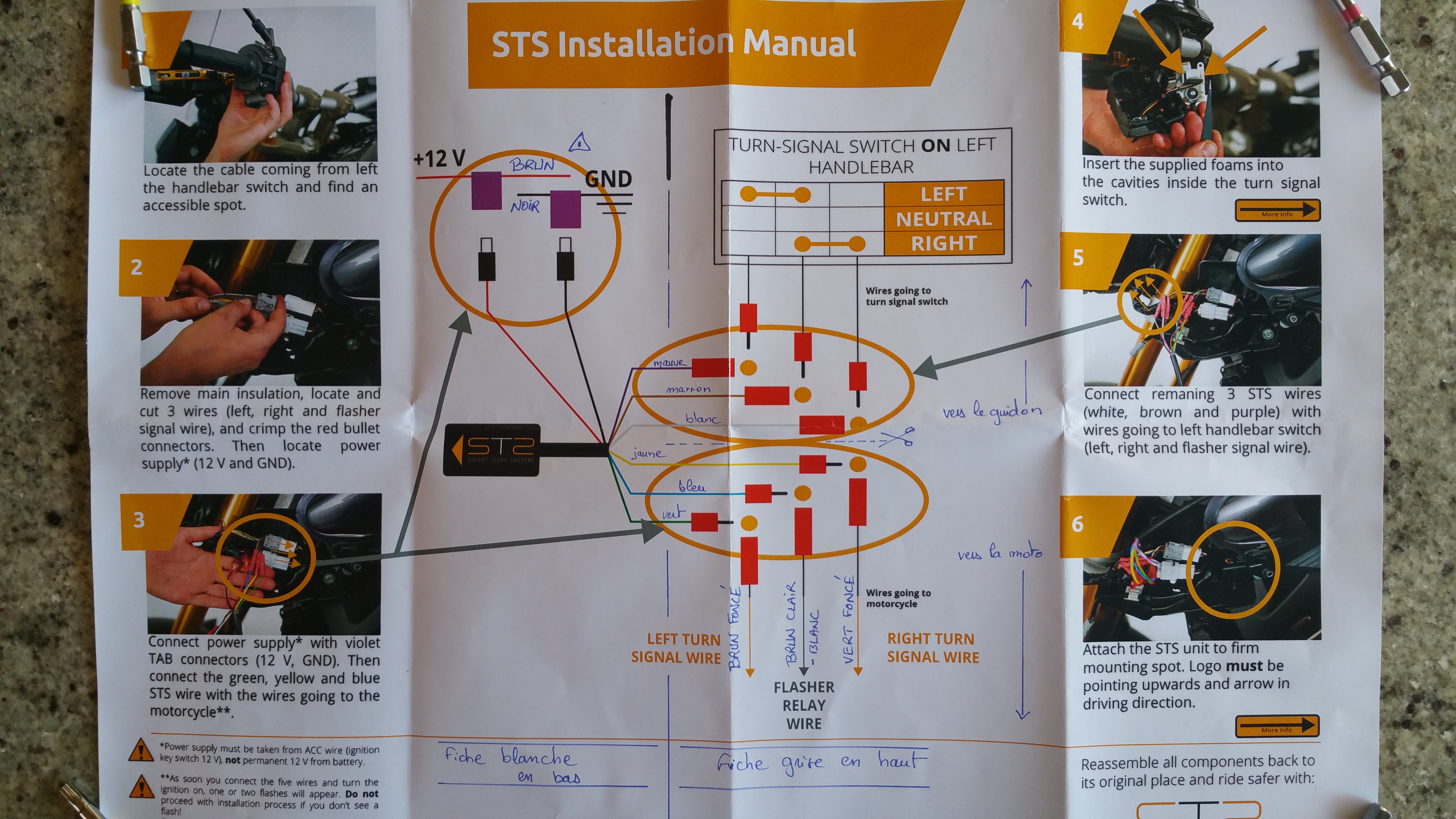 Montage et test Smart Turn System - clignotants à arrêt automatique